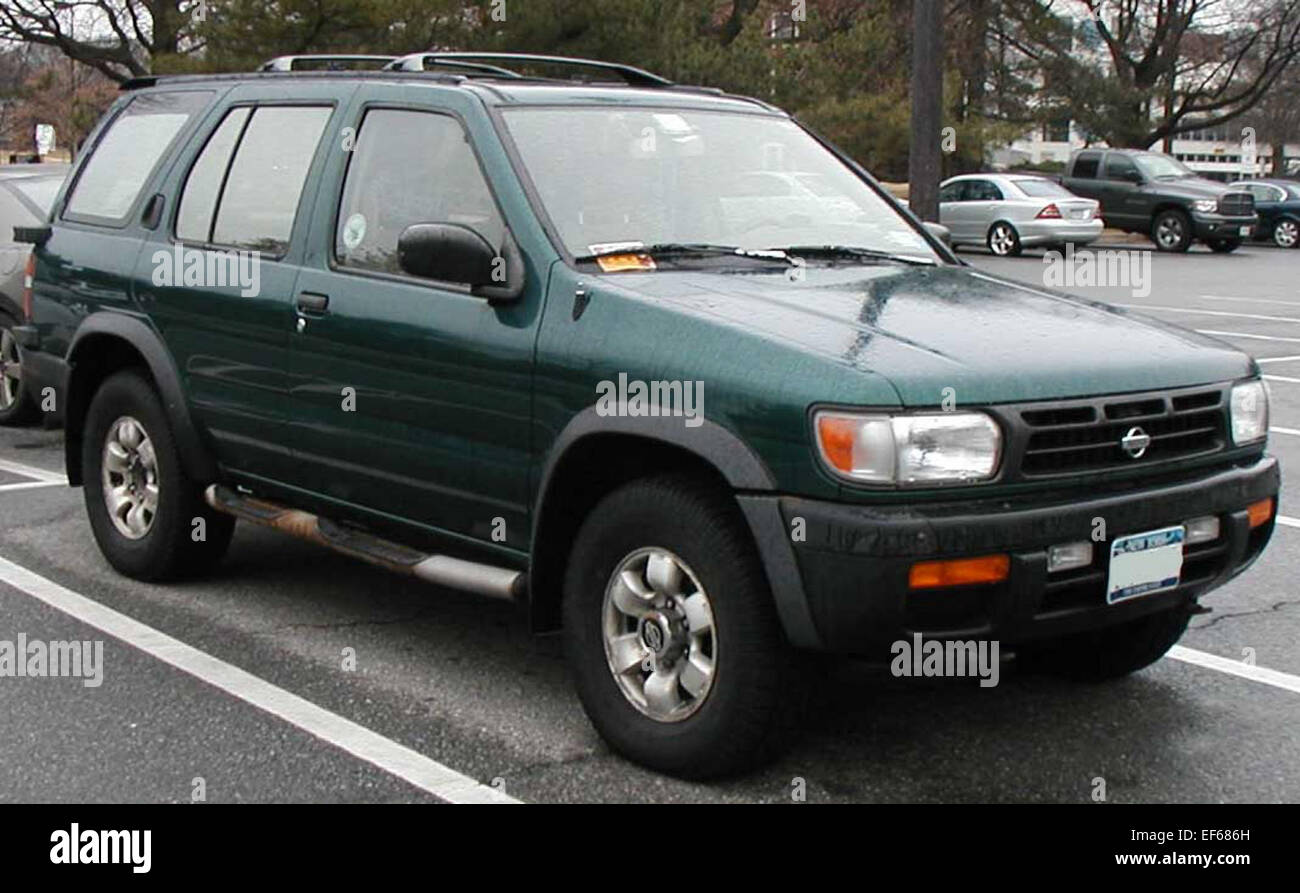 The 1996-1999 Nissan Pathfinder is a mid-size SUV available with a 3.3L ...