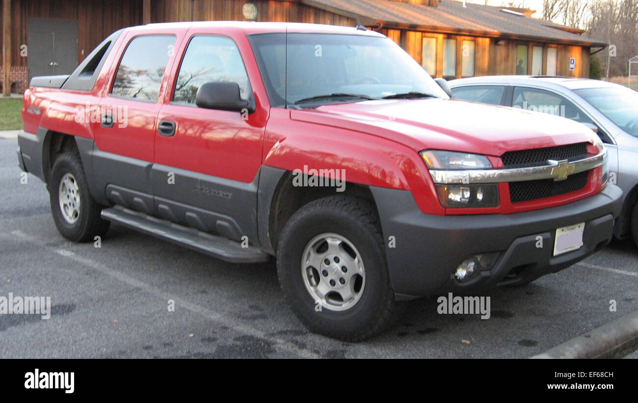The first-generation Chevrolet Avalanche, produced from 2001 to 2006 ...