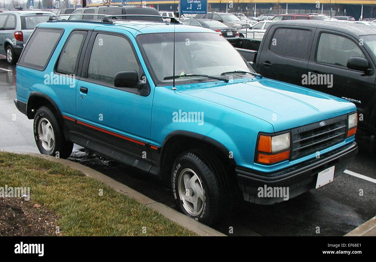 The 1st generation Ford Explorer Sport, produced in the early 1990s, is ...