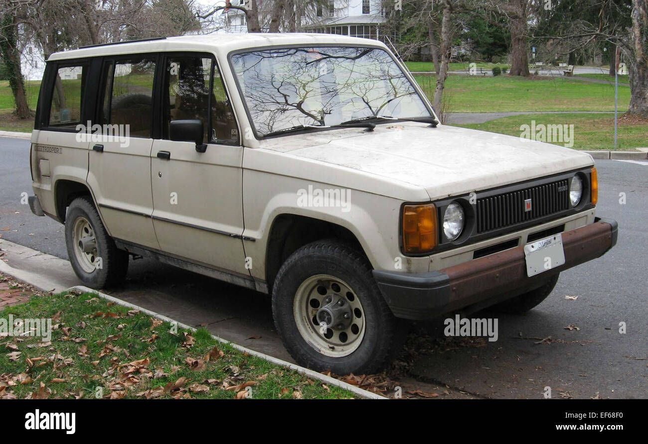 The first-generation Isuzu Trooper is a mid-size SUV produced in the ...