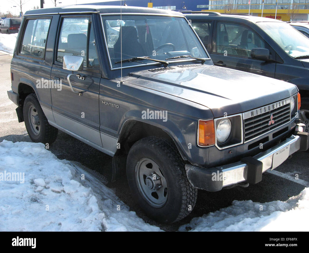 The first-generation Mitsubishi Montero 2-door, launched in the early ...