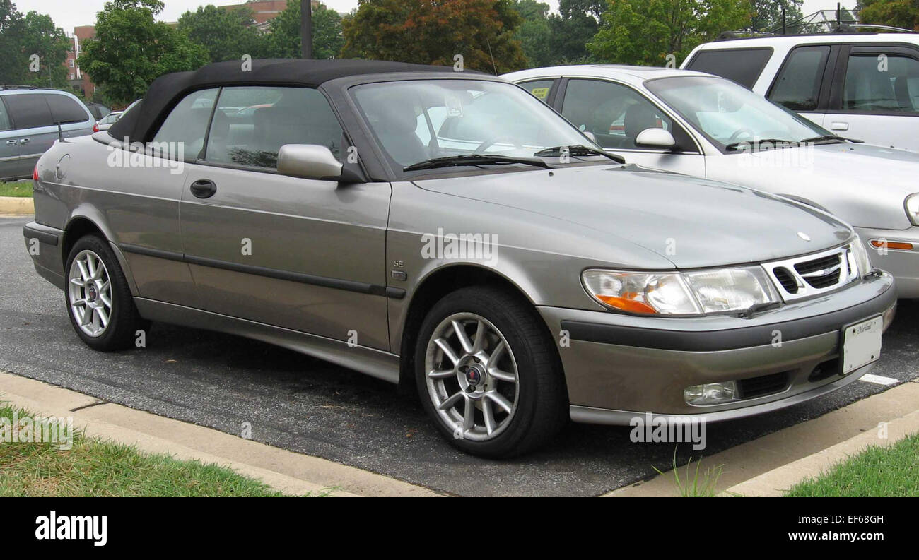 Saab 9 3 convertible 1st hi-res stock photography and images - Alamy