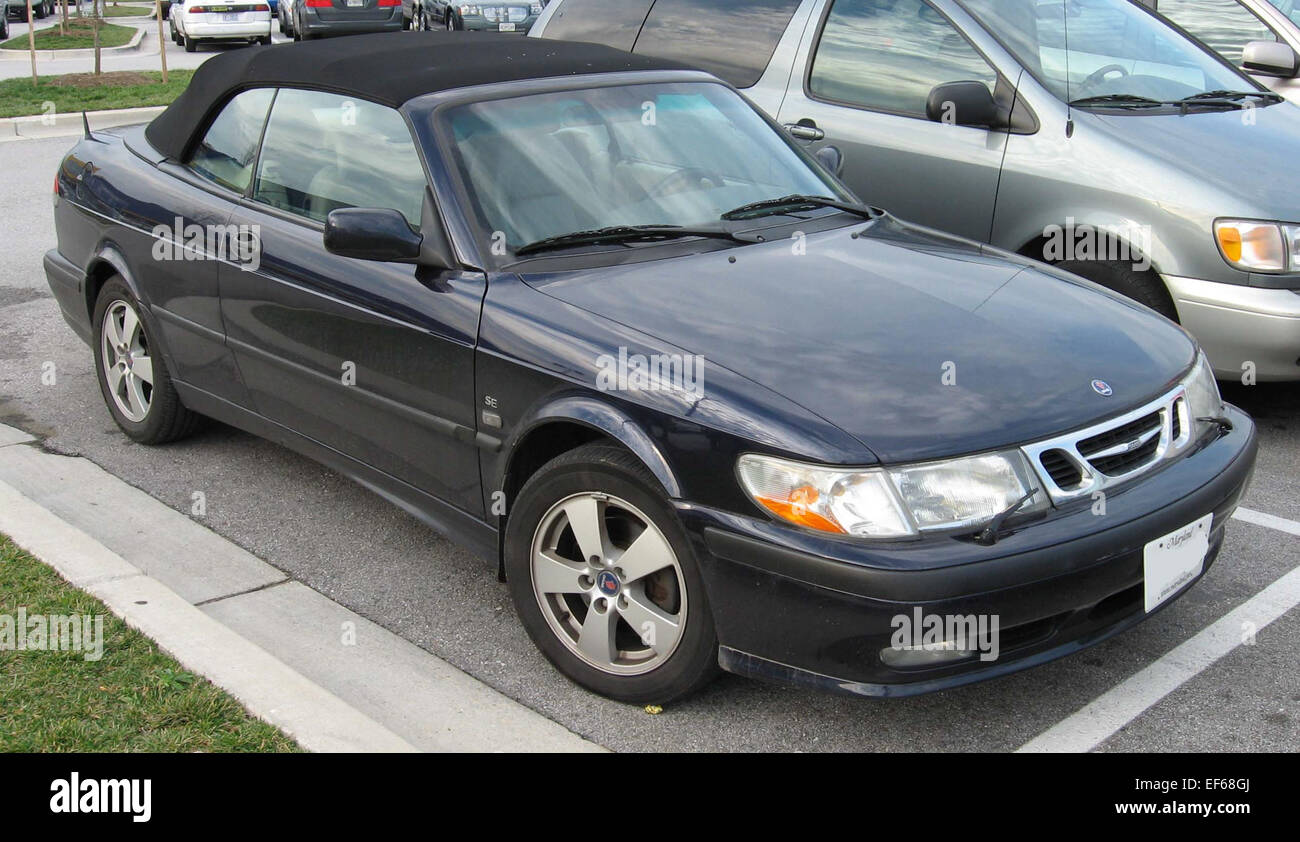 The first-generation Saab 9-3 Convertible is a compact luxury car known ...