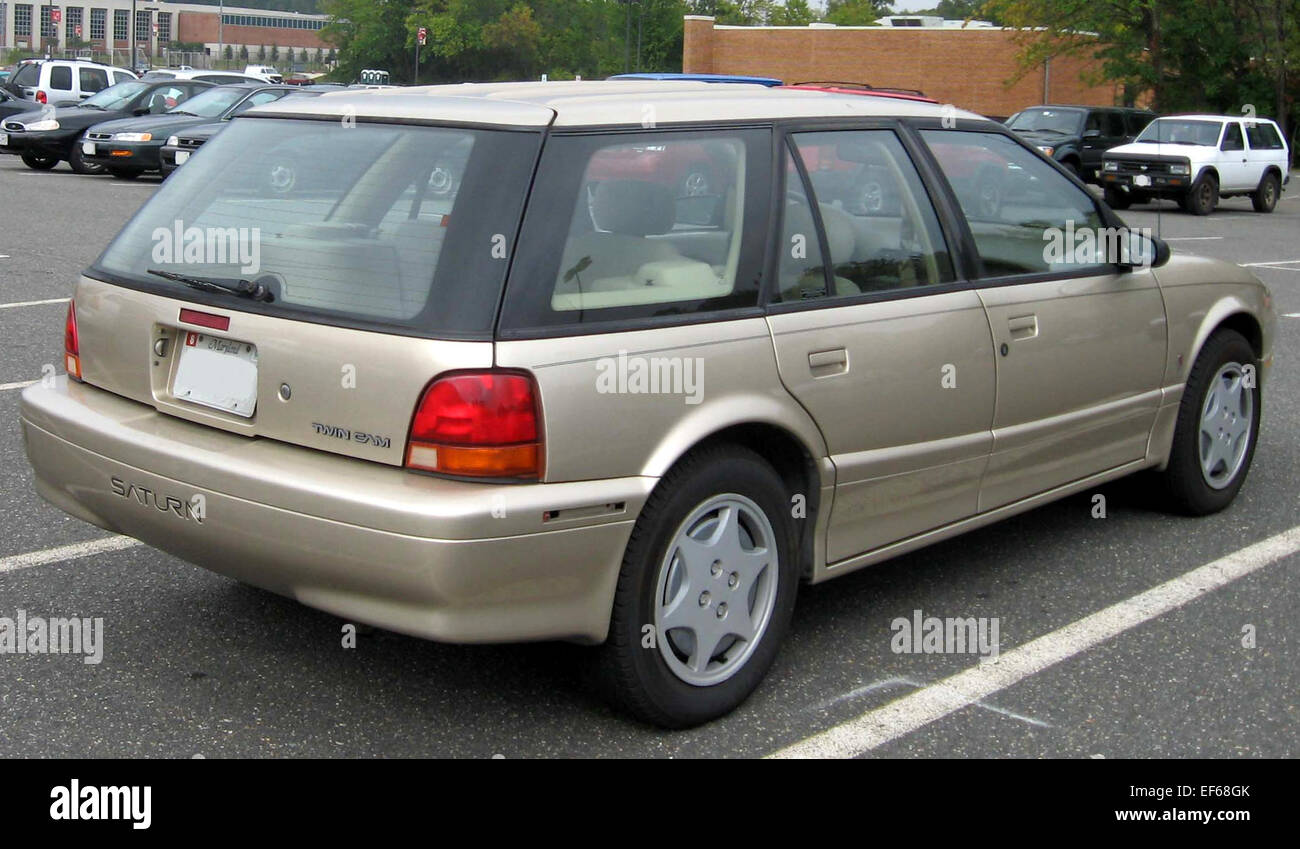1st Saturn SW rear Stock Photo - Alamy