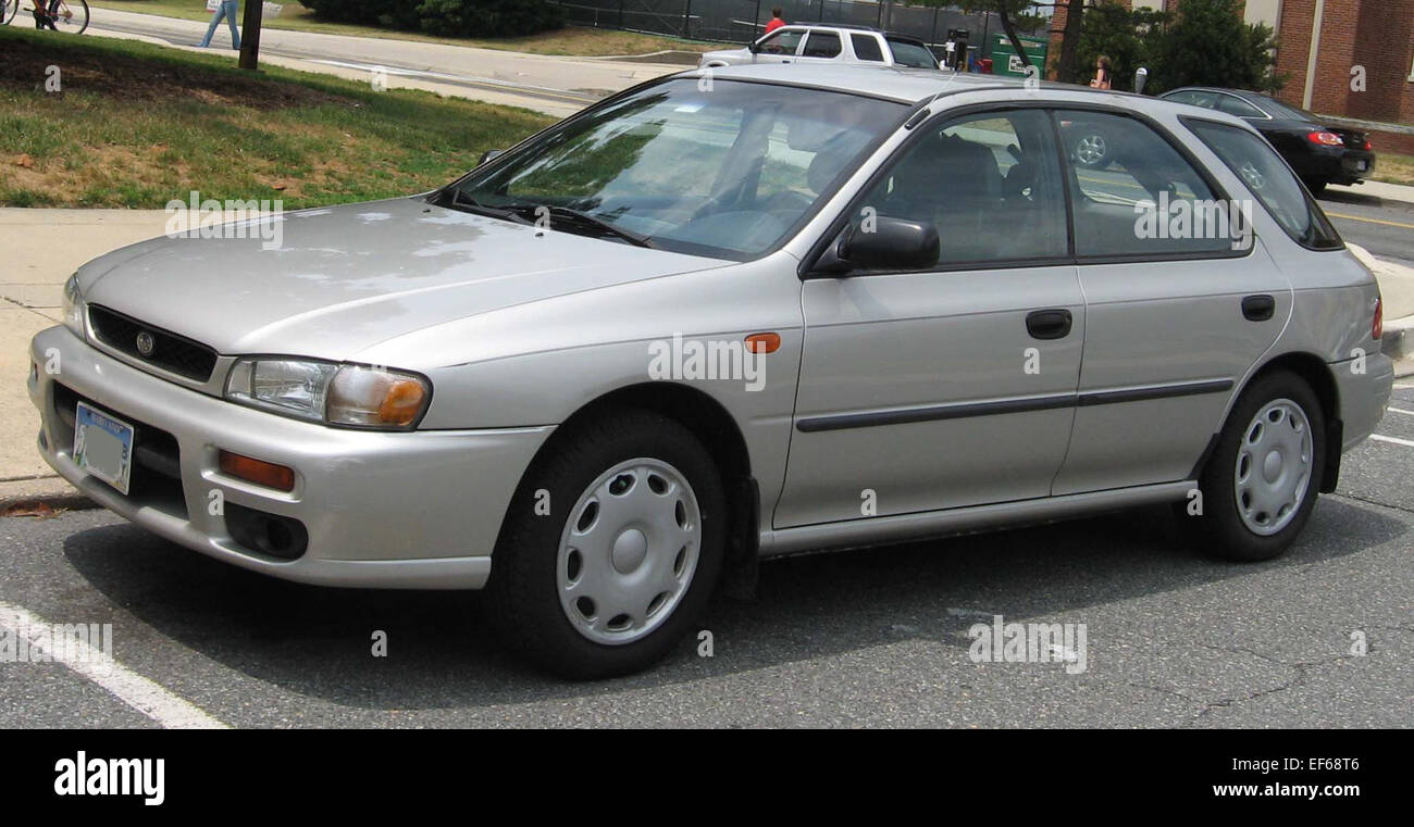 The first-generation Subaru Impreza L wagon, produced from 1992 to 2001 ...