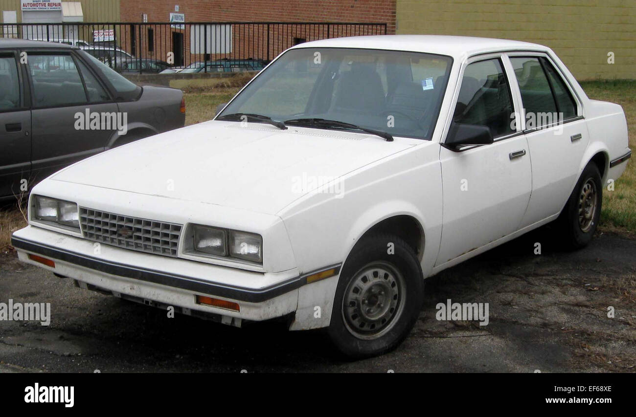 The first-generation Chevrolet Cavalier sedan is a compact car that was ...