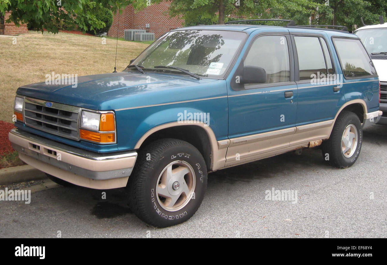 The first-generation Ford Explorer Eddie Bauer is a mid-size SUV known ...