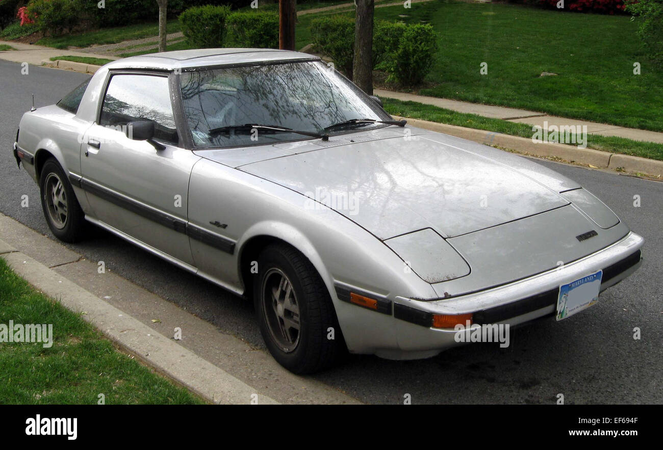 The first-generation Mazda RX-7, produced from 1978 to 1985, is a ...