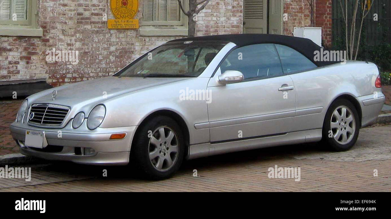 The first-generation Mercedes-Benz CLK Convertible, introduced in 1997 ...