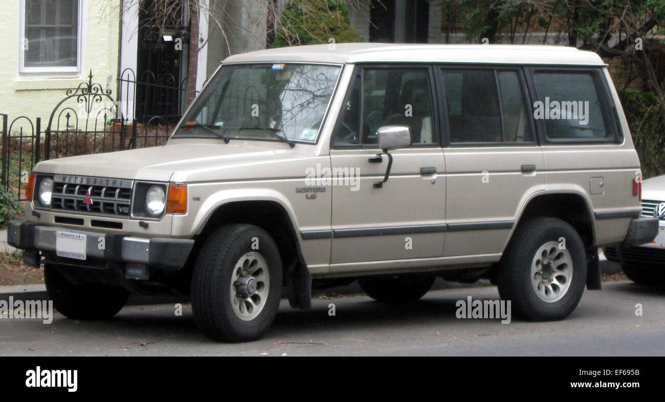 The first-generation Mitsubishi Montero LS, produced in the early 1980s ...