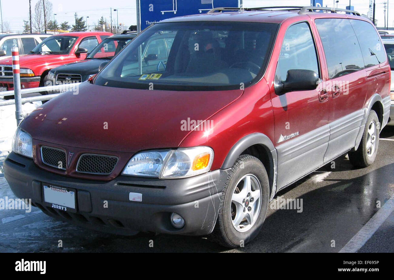 The first generation of the Pontiac Montana, produced in the mid-1990s ...