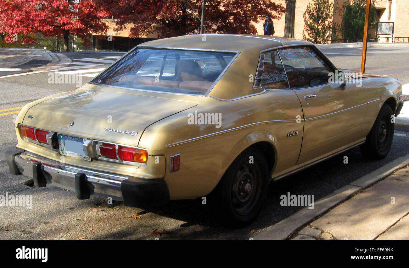 1st Toyota Celica GT rear 11 18 2010 Stock Photo - Alamy