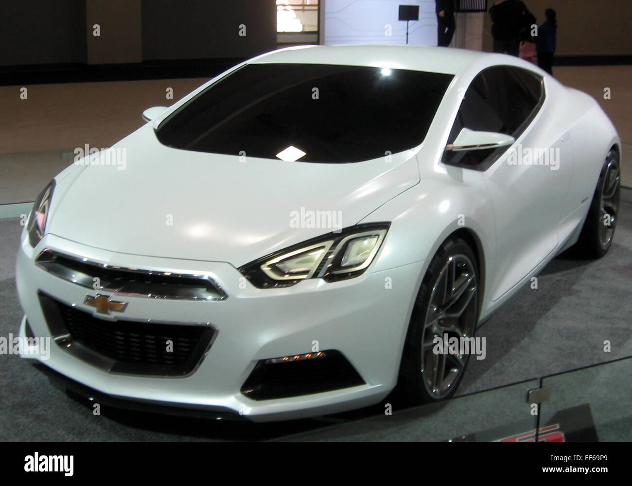 The Chevrolet Tru 140S concept car, revealed in 2012, is a sporty ...