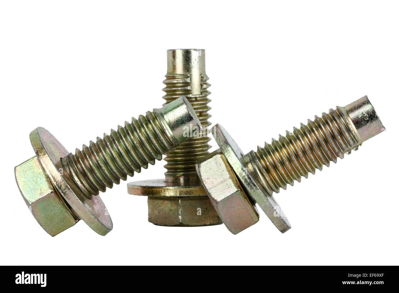 Three special bolts for the automotive industry Stock Photo - Alamy