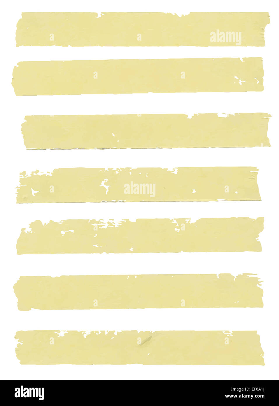 Set of horizontal sticky type Stock Photo - Alamy