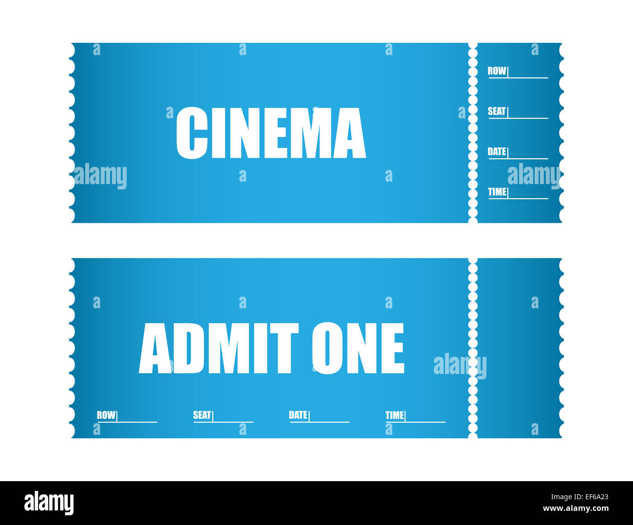 admit one ticket cinema tickets Stock Photo - Alamy