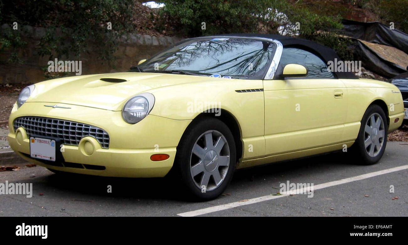 The 2002-2005 Ford Thunderbird is a two-seat luxury convertible that combines retro styling with ...