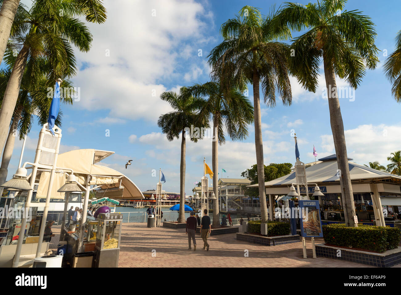 Bayside Shopping Centre sign, Miami, Florida Stock Photo - Alamy