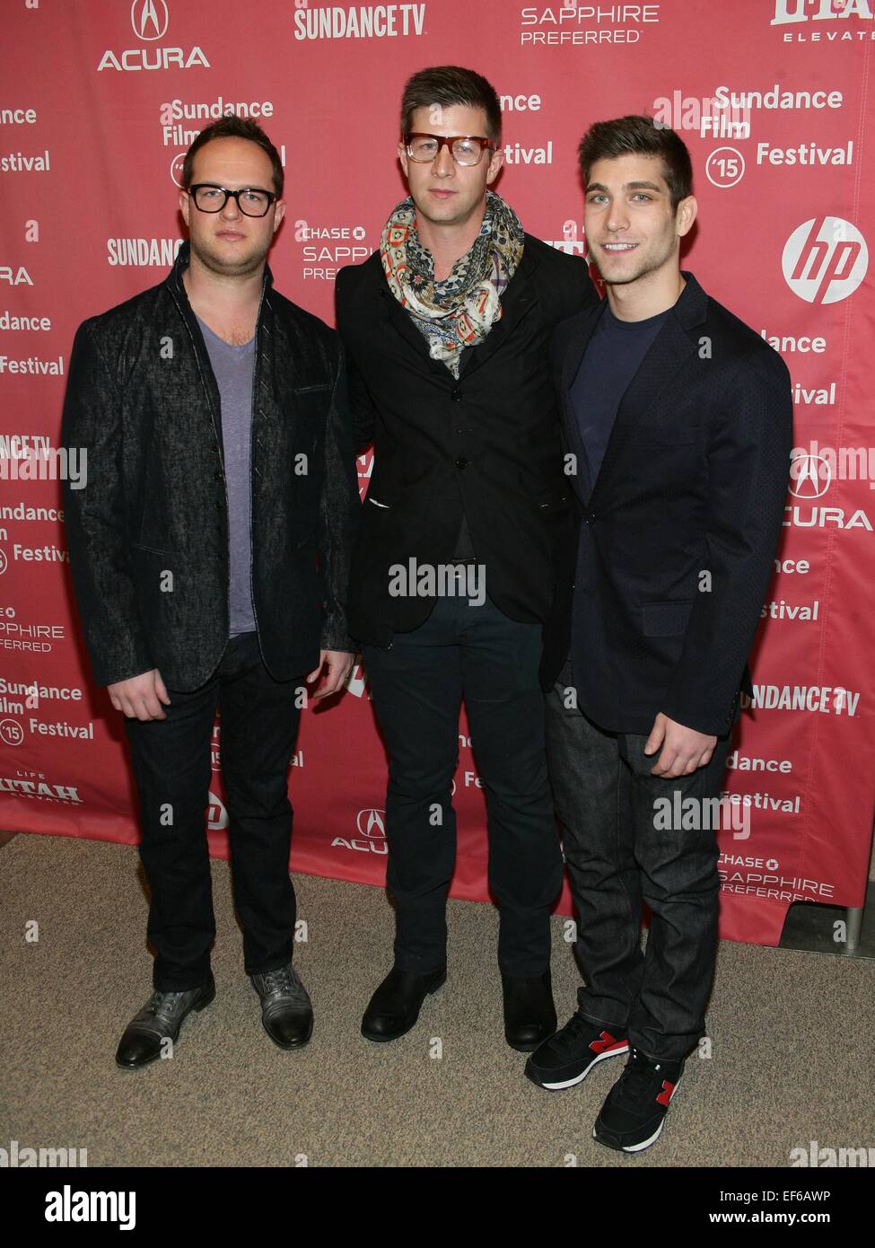 Park City, UT, USA. 27th Jan, 2015. Sam Slater, Paul Bernon, David ...