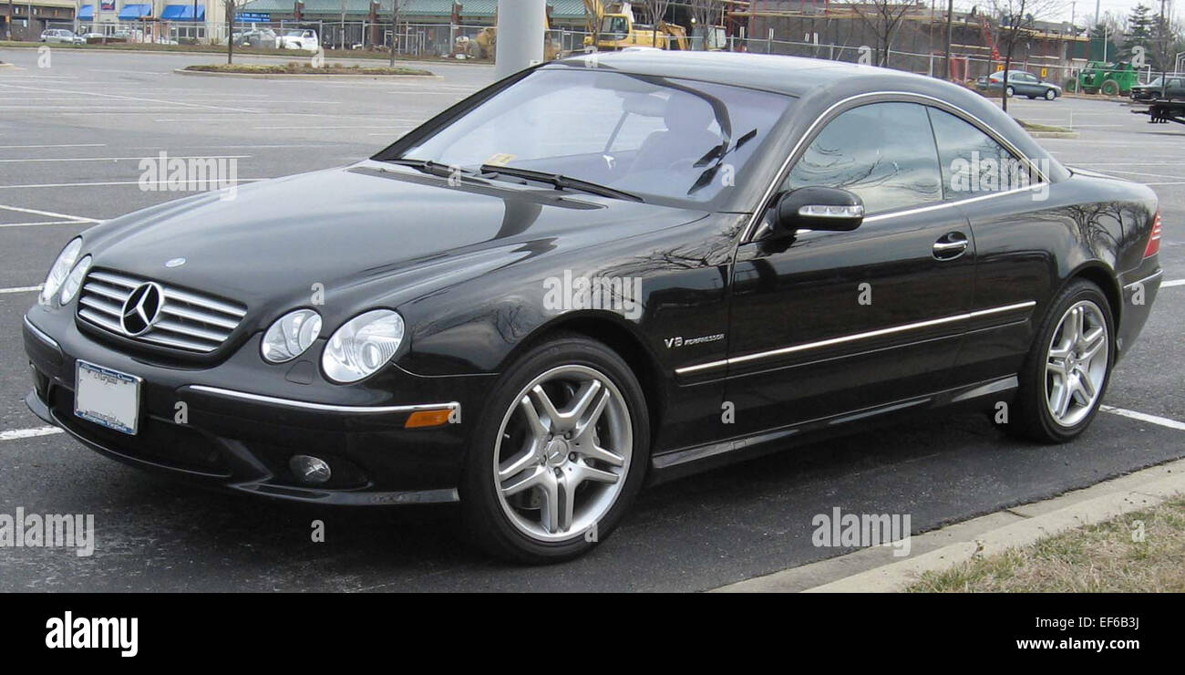 2003 Mercedes Benz CL55 AMG Stock Photo - Alamy