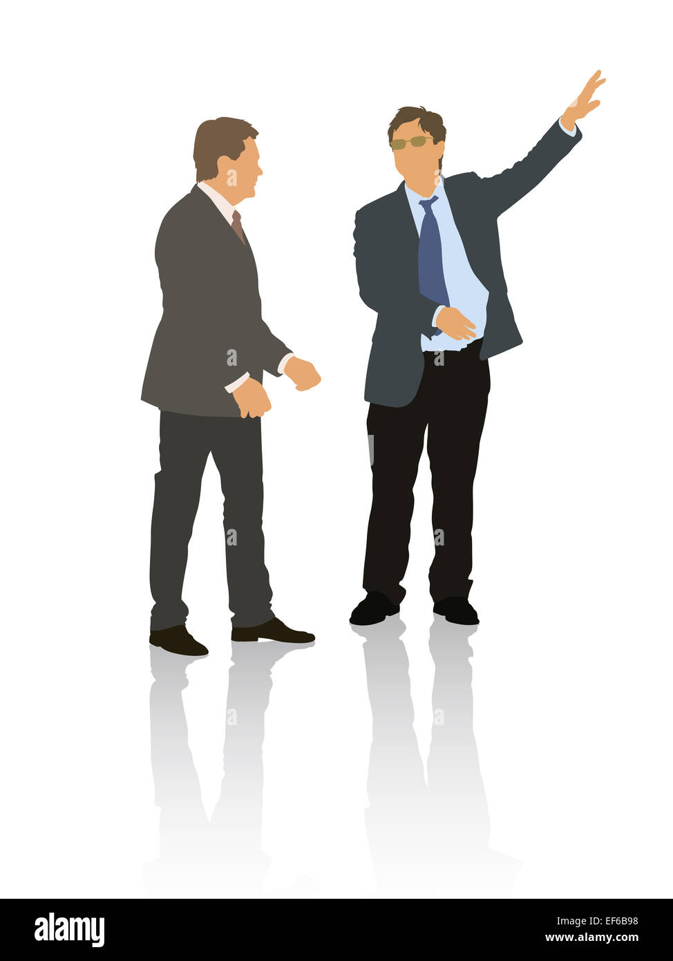 Group of people in the typical business situation Stock Photo - Alamy