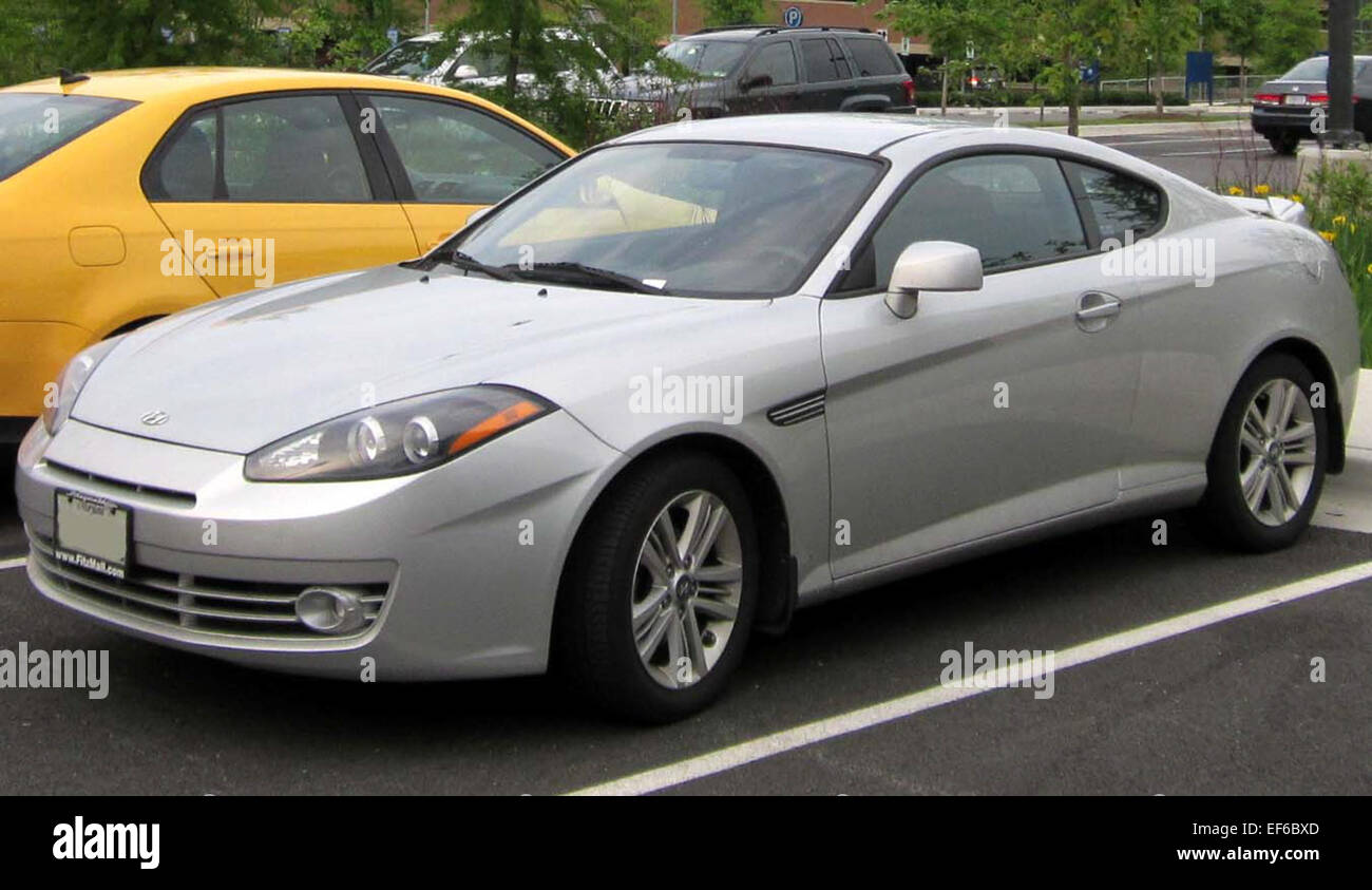 The 2007-2008 Hyundai Tiburon is a compact sports coupe known for its ...