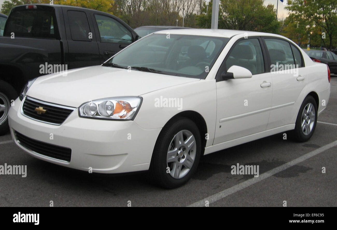 2007 Chevrolet Malibu LT sedan Stock Photo - Alamy