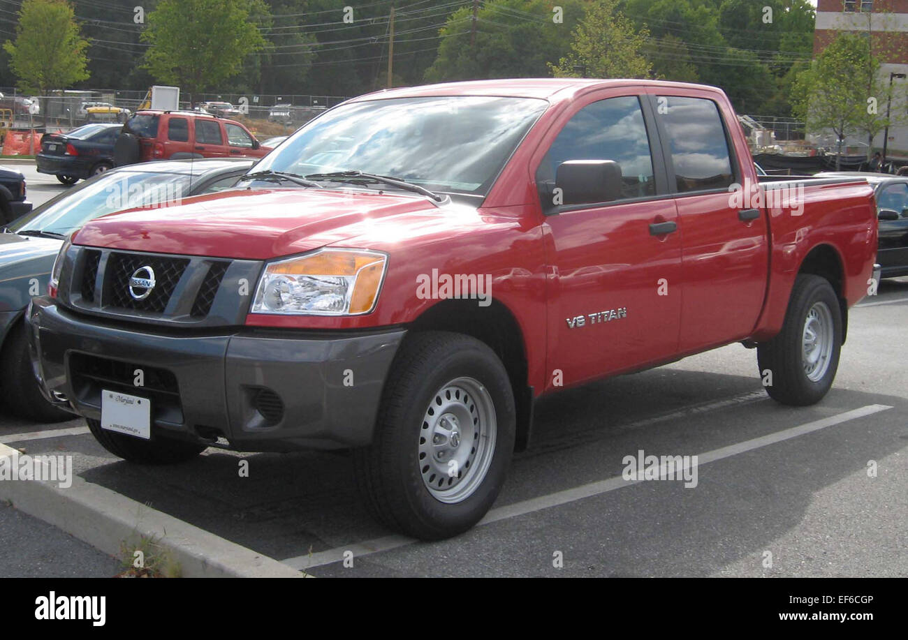 2008 Nissan Titan XE Stock Photo - Alamy
