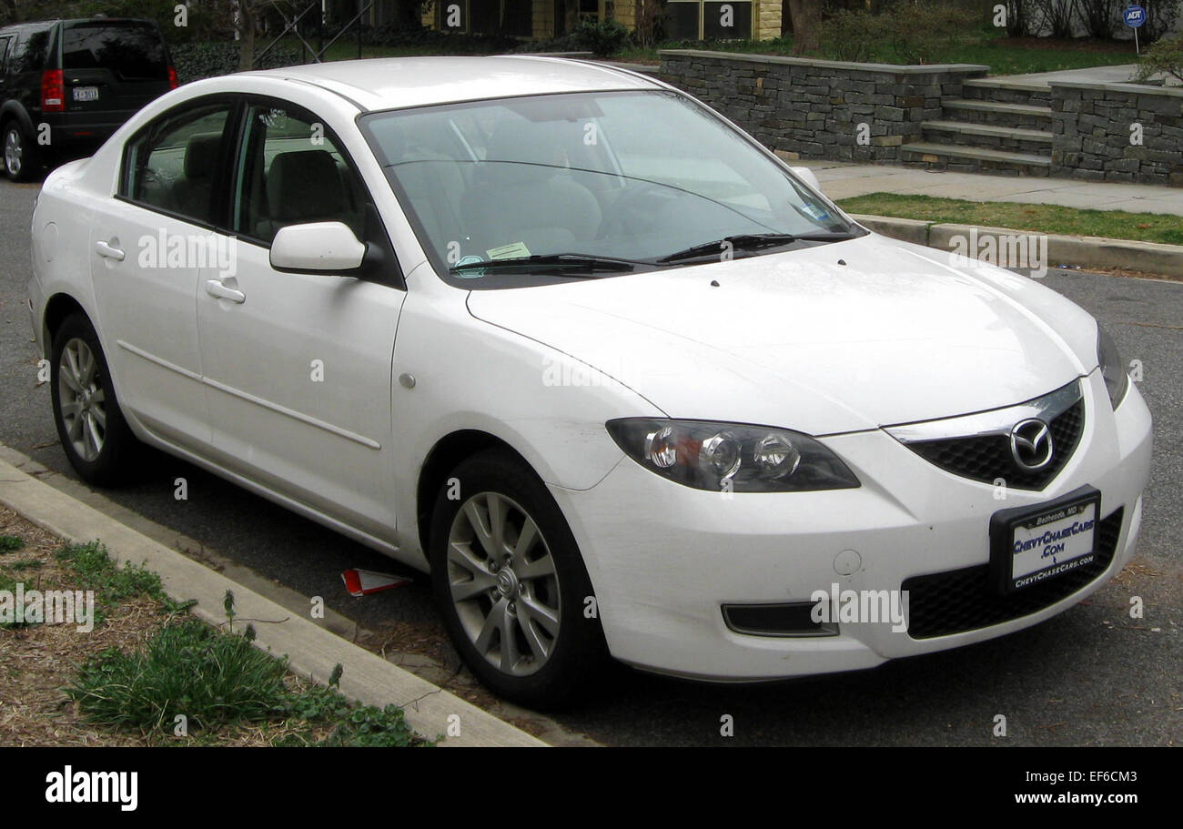 The 2008 Mazda3 sedan is a compact car offering a stylish design ...