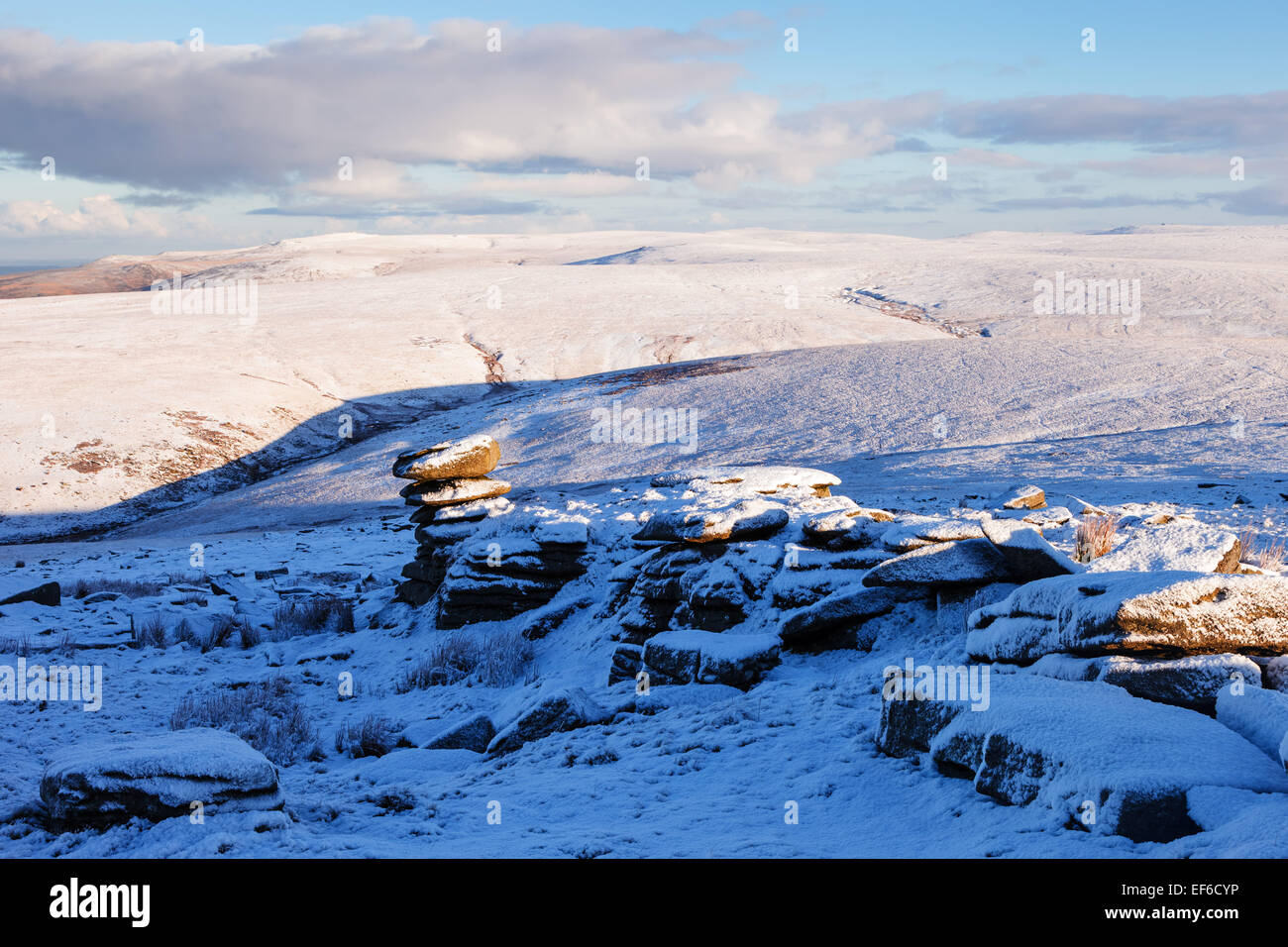 granite stack is highlighted in the morning sun Stock Photo - Alamy