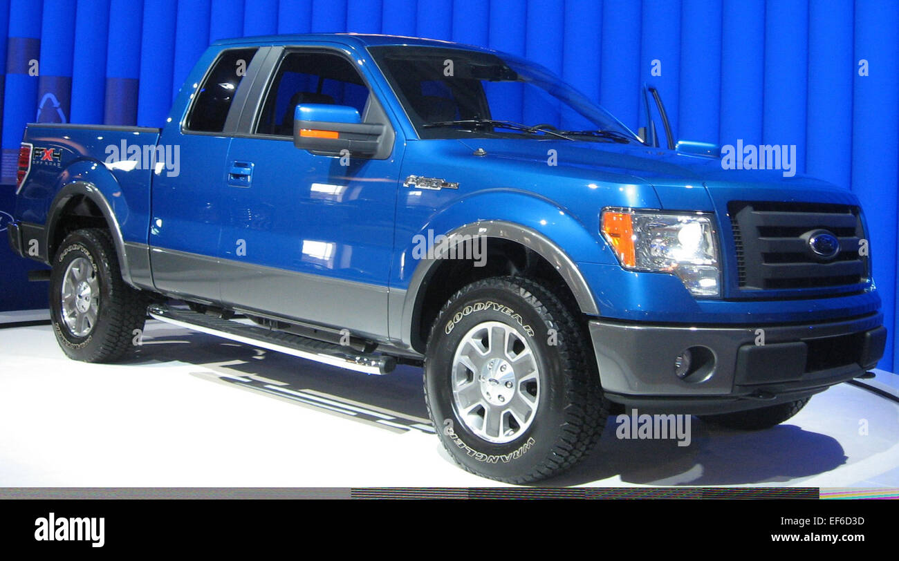 The 2009 Ford F-150, displayed at the DC Auto Show, is a full-size ...