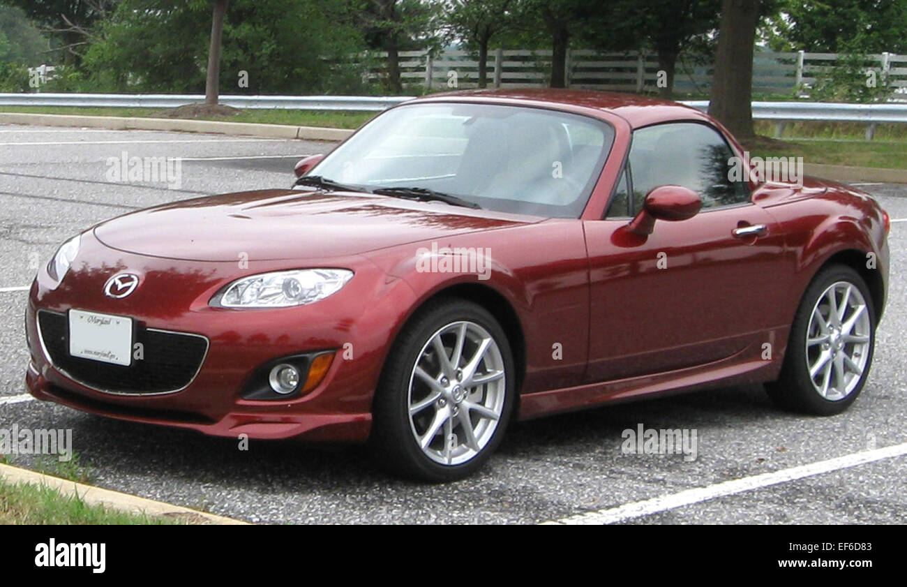 The 2009 Mazda MX-5 Miata is a two-seat convertible sports car known ...
