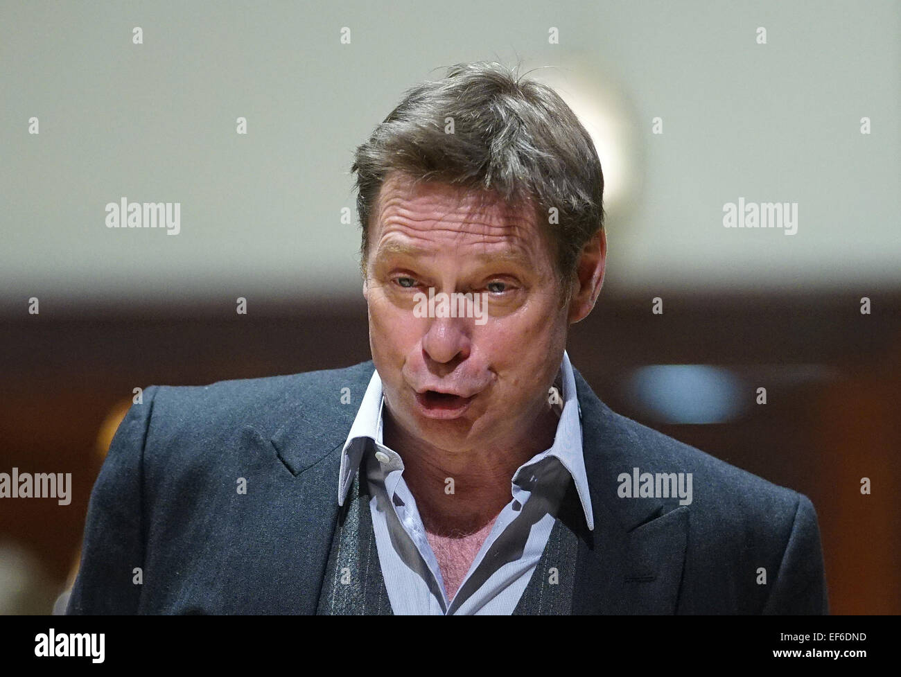 Prague, Czech Republic. 27th Jan, 2015. British baritone Simon ...