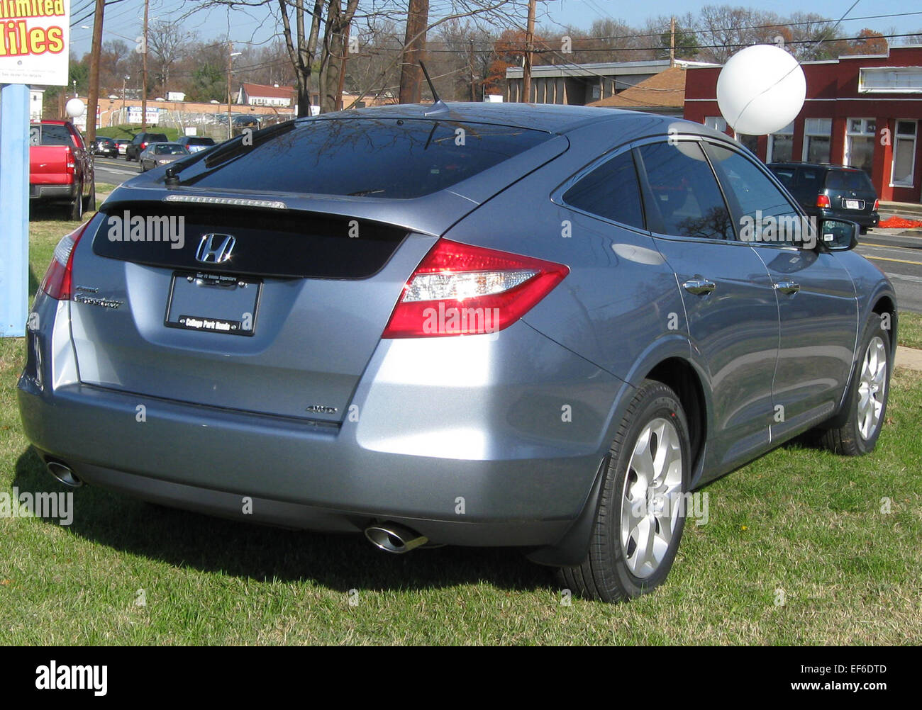 2010 Honda Accord Crosstour rear 11 22 2009 Stock Photo - Alamy