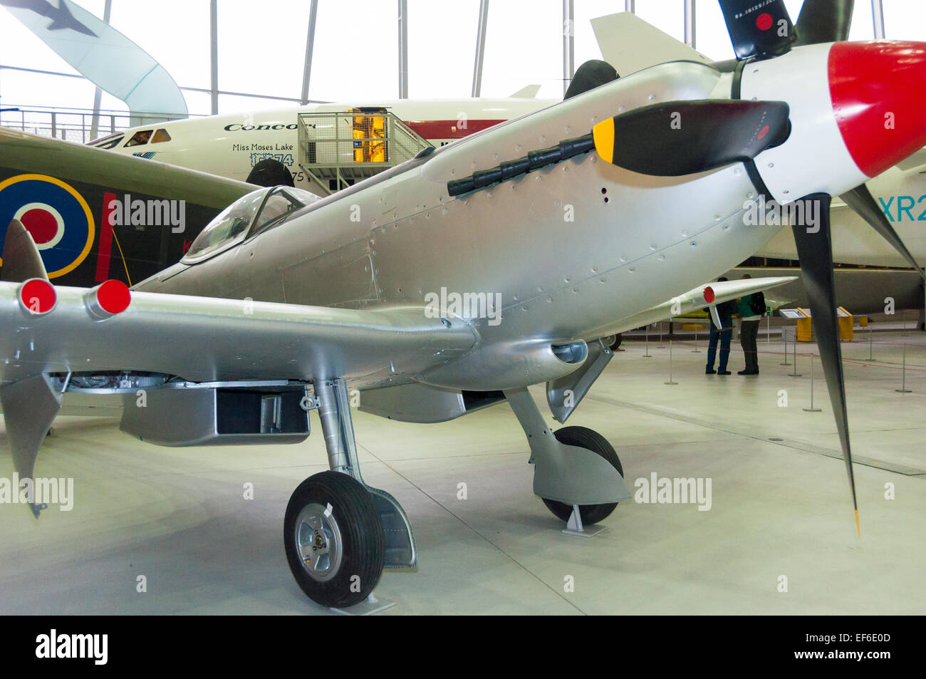 Supermarine Spitfire Mk 24 VN485, at Imperial War Museum Duxford Stock ...