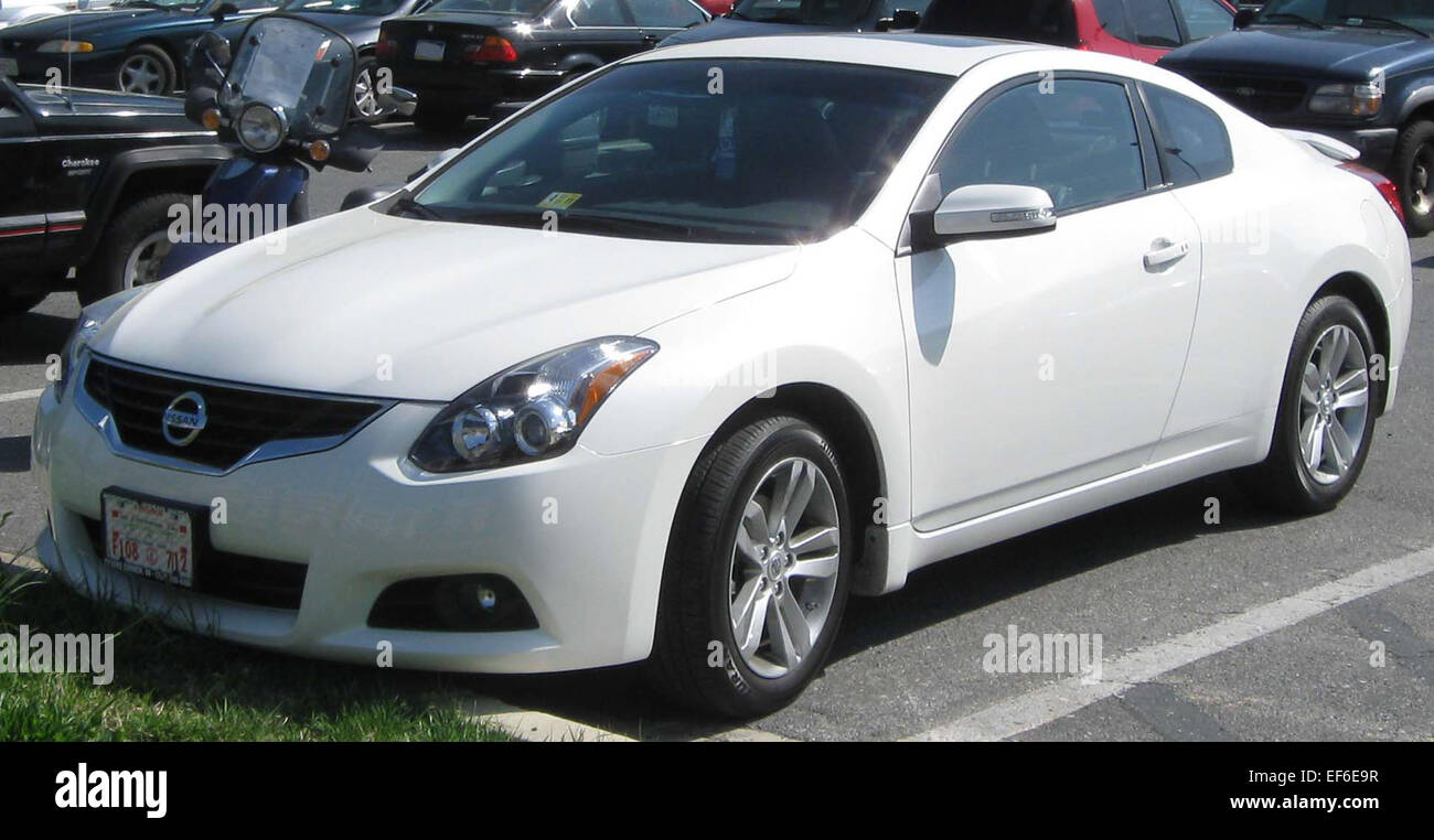 The 2010 Nissan Altima coupe is a stylish two-door car offering strong ...