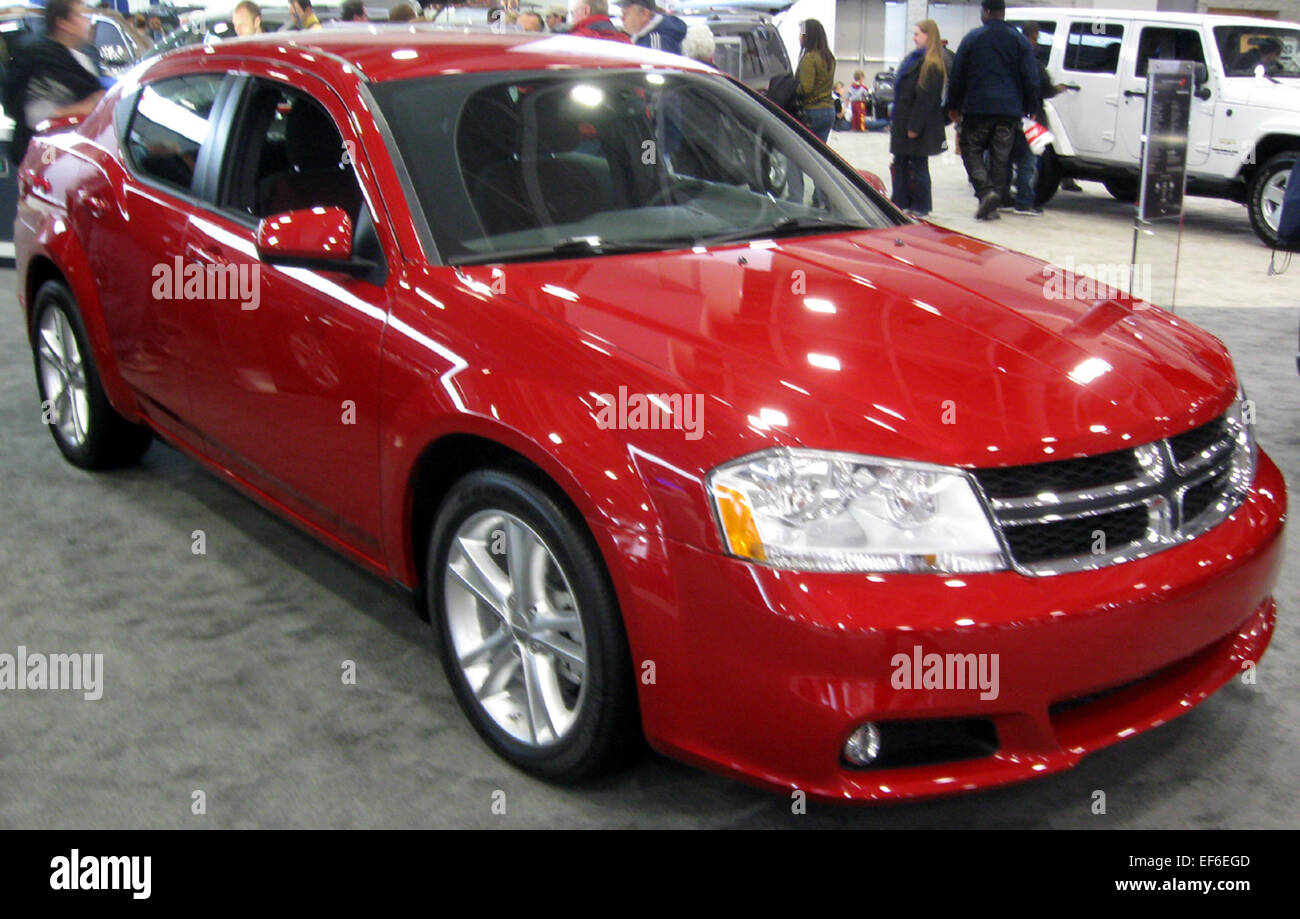 The 2011 Dodge Avenger, showcased at the 2011 DC Auto Show, is a mid ...