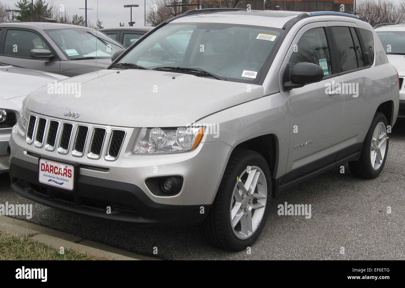 The 2011 Jeep Compass is a compact SUV with a modern design, offering a ...