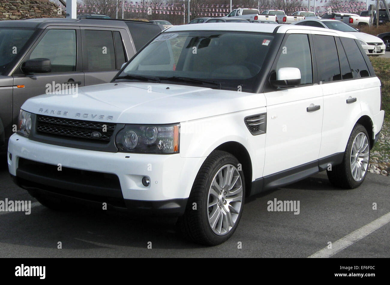 The 2011 Range Rover Sport, a luxury SUV, features a refined design and ...