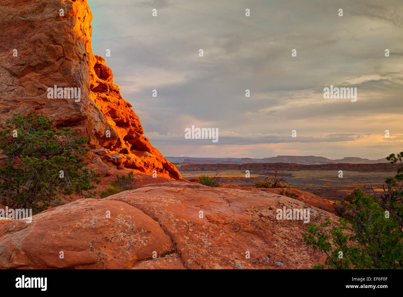 Moab desert sunset hi-res stock photography and images - Alamy