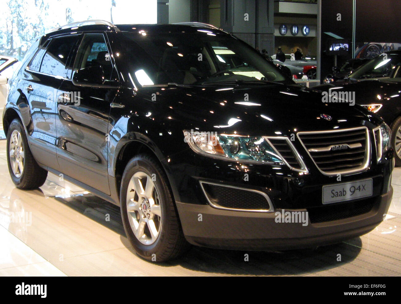 The 2011 Saab 9-4X is a luxury crossover SUV offering a sleek design ...