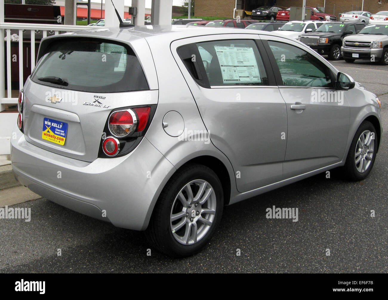 2012 Chevrolet Sonic 1LT hatchback 10 19 2011 rear Stock Photo - Alamy