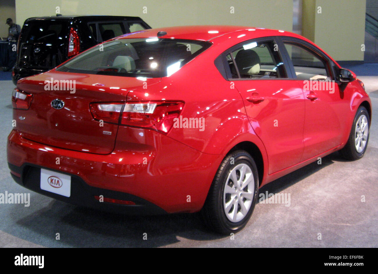 The 2012 Kia Rio sedan is a compact car known for its practicality ...