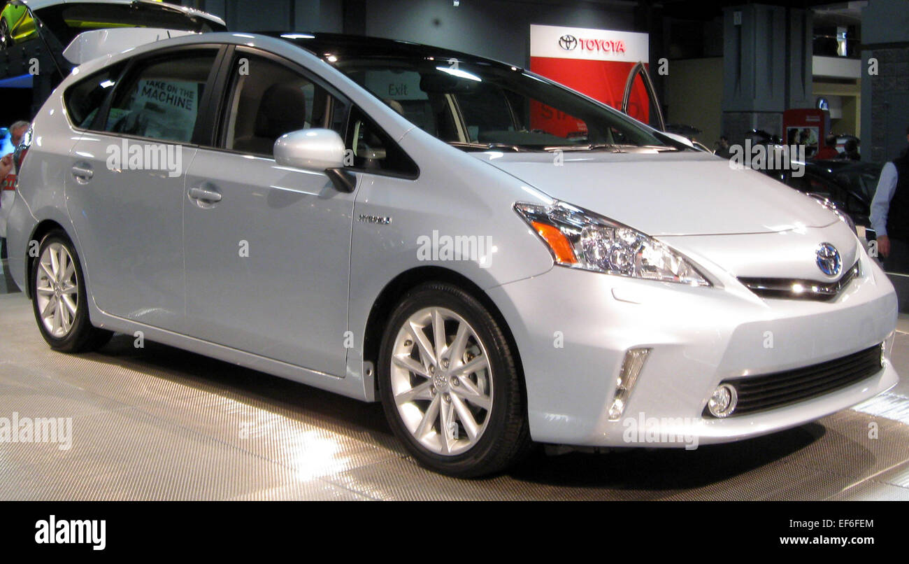 The 2012 Toyota Prius v is a hybrid wagon designed for families and ...