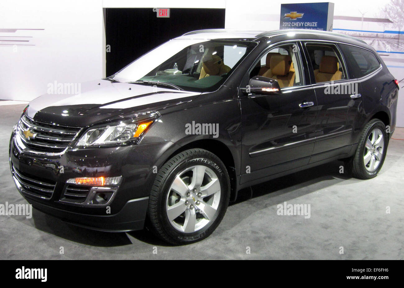 The 2013 Chevrolet Traverse LTZ, showcased at the 2012 New York ...