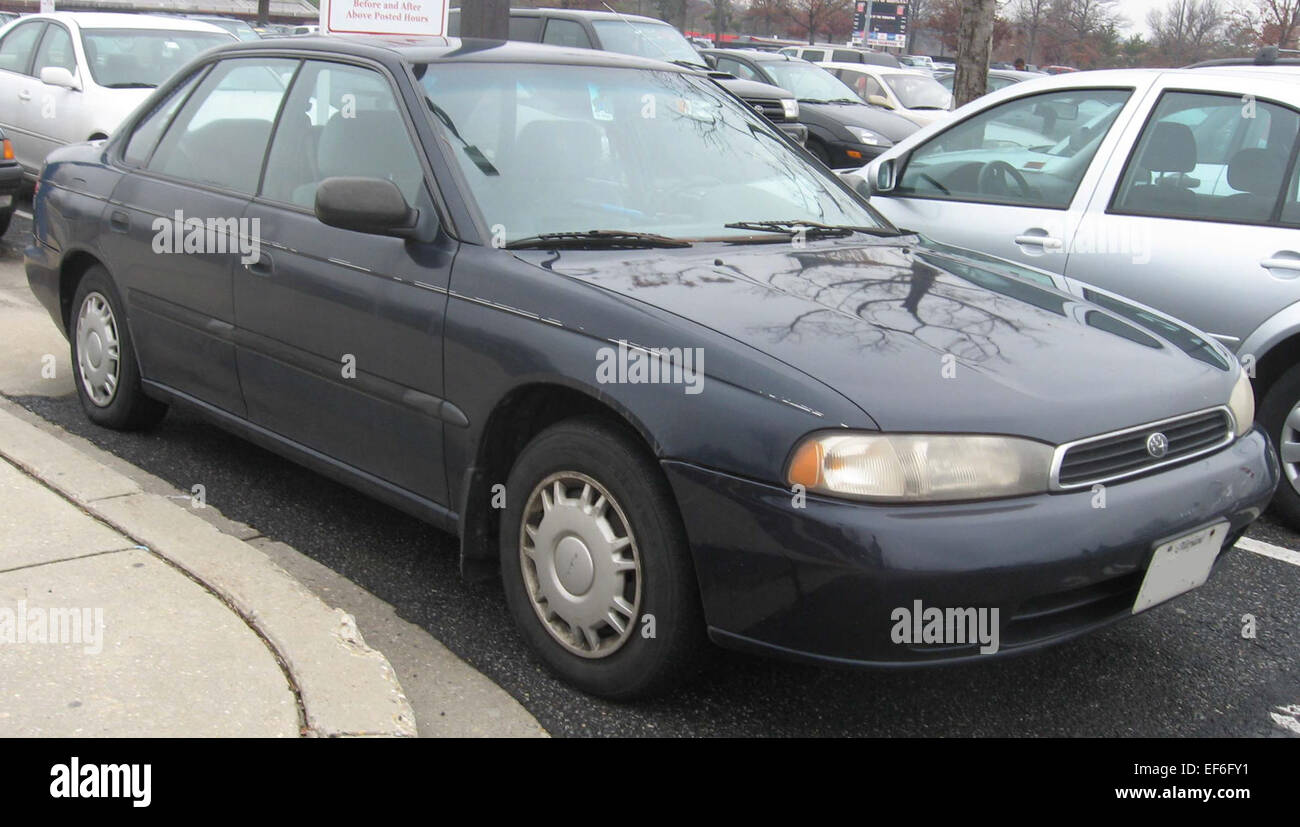 The second-generation Subaru Legacy sedan, produced in the late 1990s ...