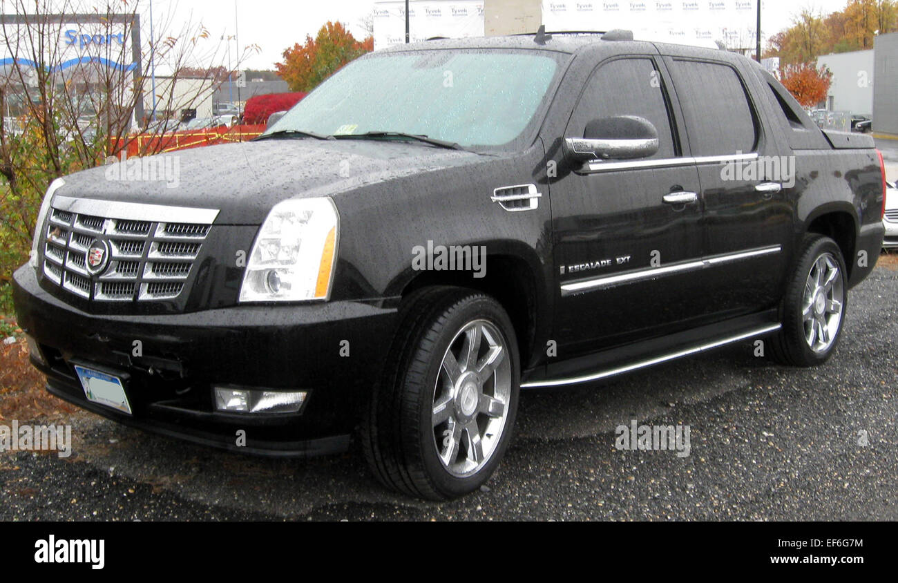 The second-generation Cadillac Escalade EXT is a luxury pickup truck ...