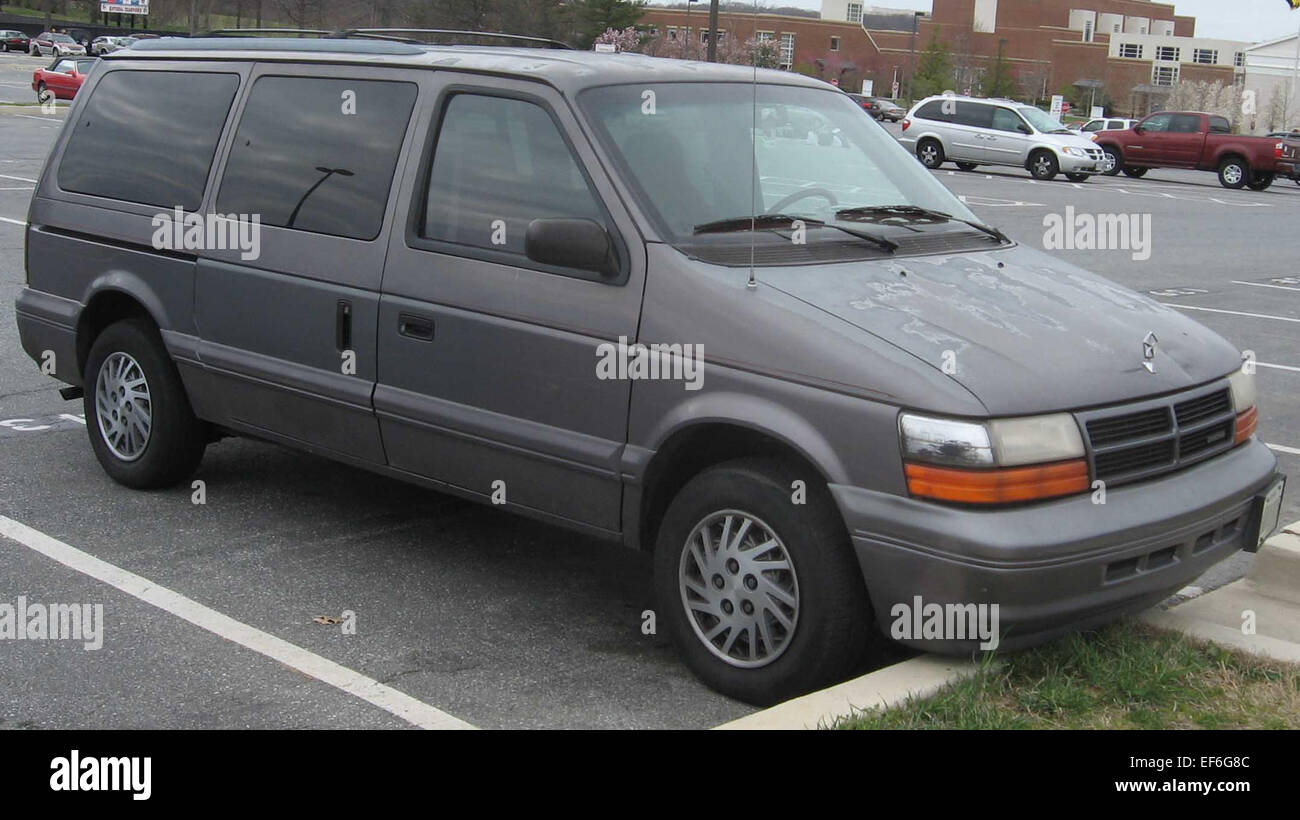 The second-generation Dodge Grand Caravan is a full-size minivan ...