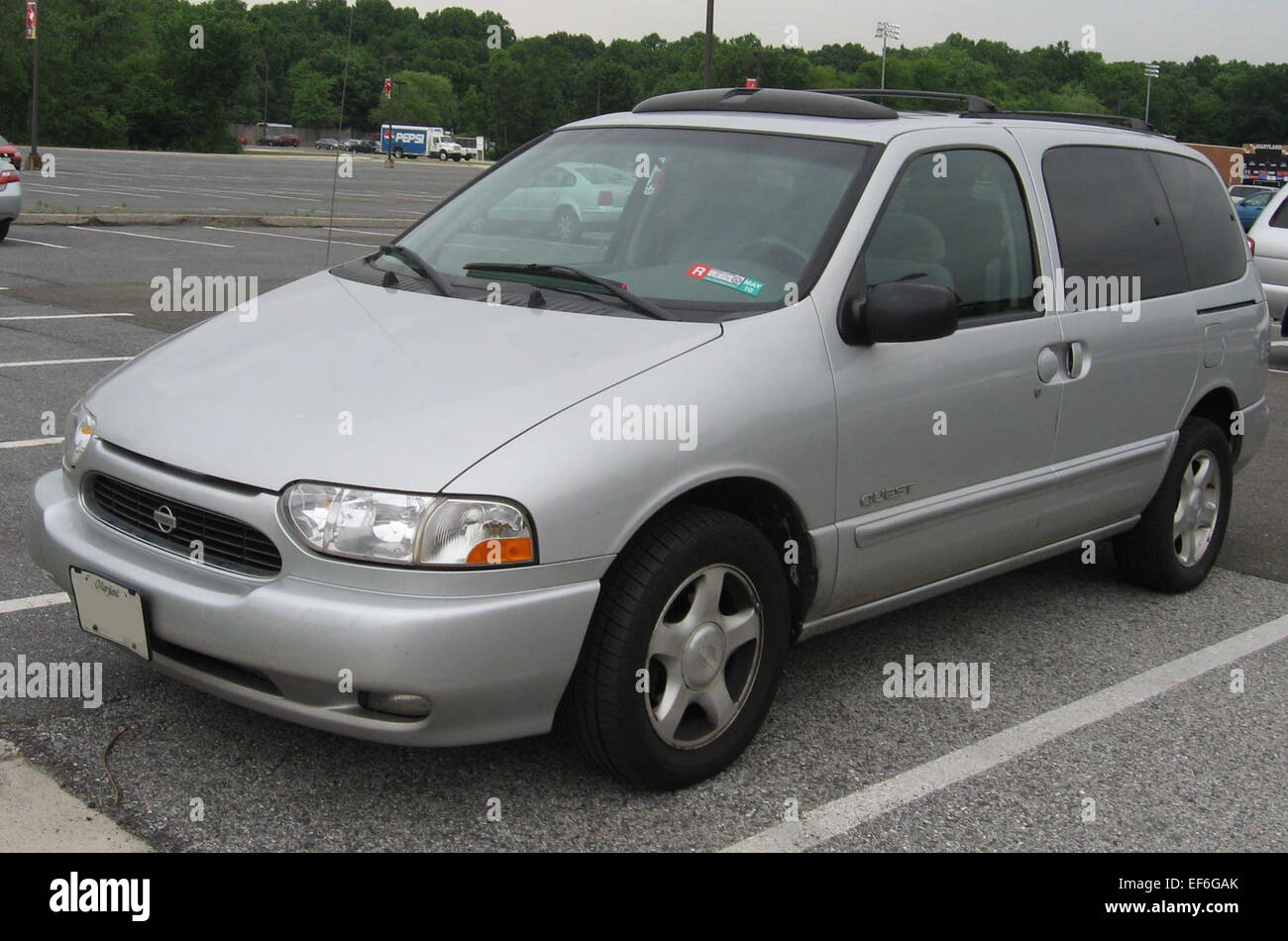 The second-generation Nissan Quest is a minivan designed for family ...