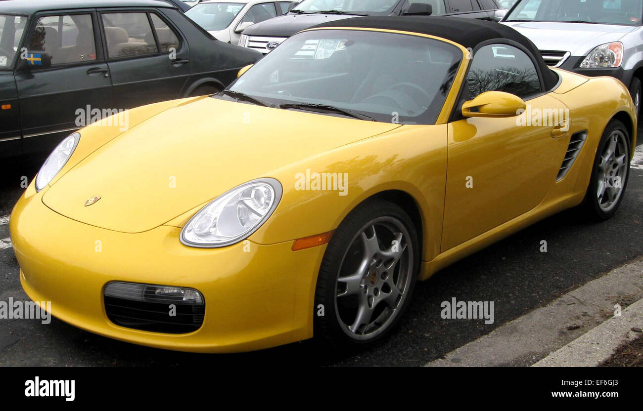 The second-generation Porsche Boxster, introduced in 2005, is a mid ...
